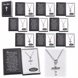 Swarovski | Jewelry | Crystal Cross Necklaces Bible Gift Box Swarovski ...
